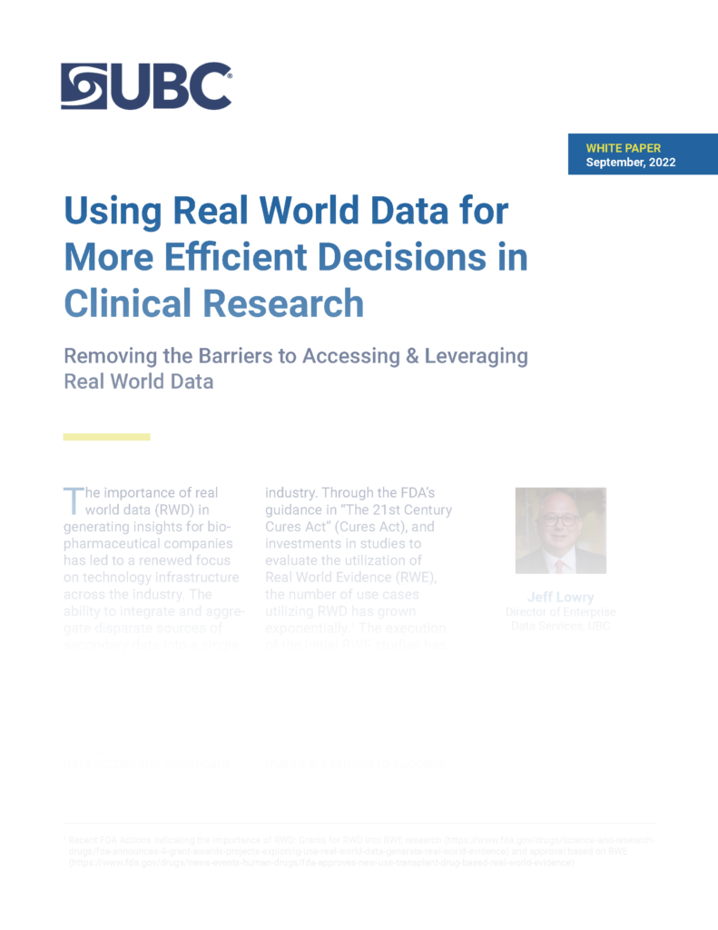 Using RWD for More Efficient Decisions in Clinical Research